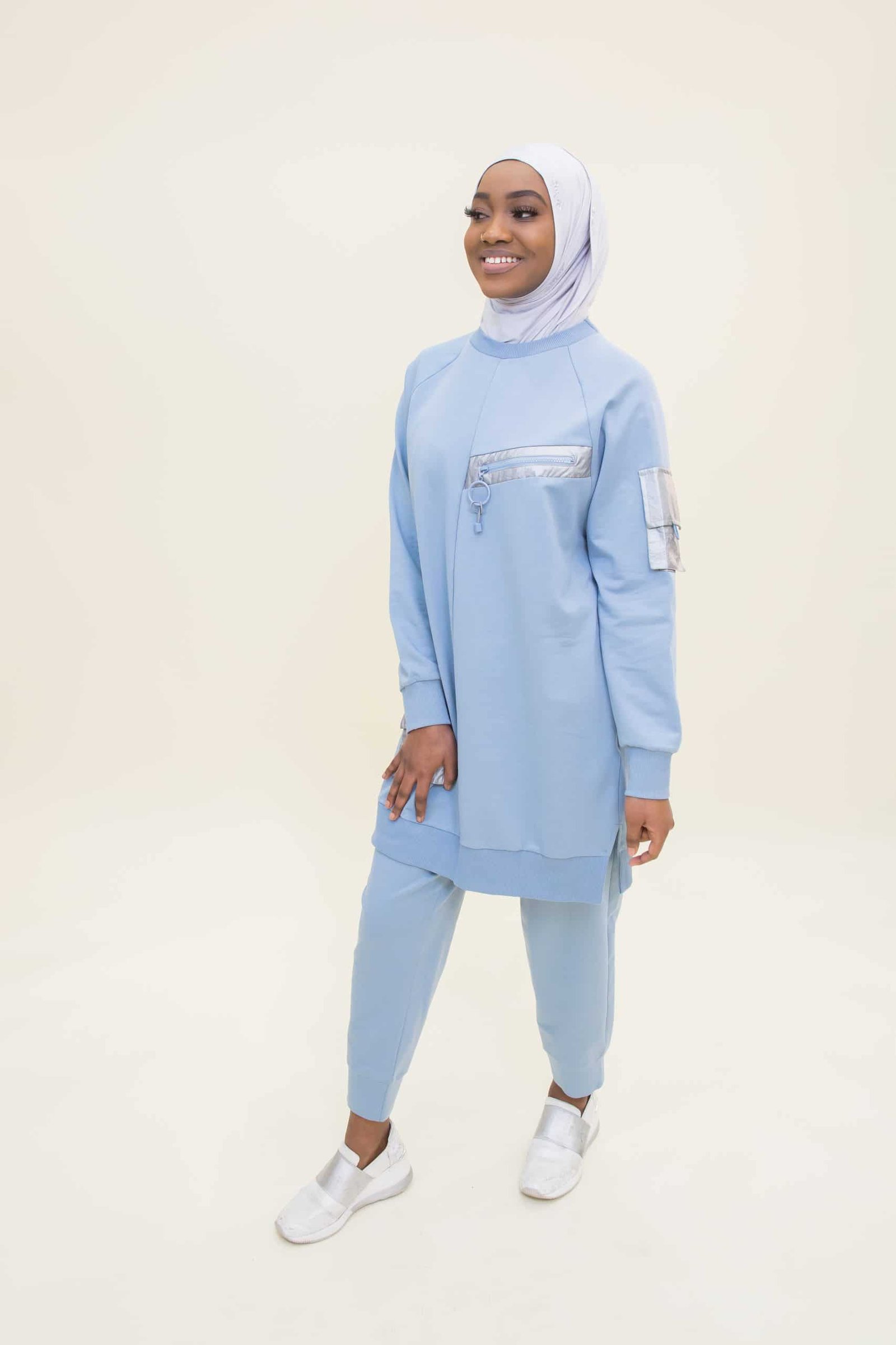 Blossom Metallic Track Suit – Boutique Heba